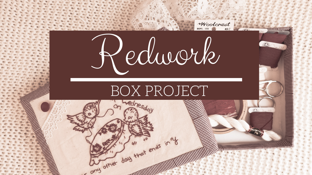Redwork Embroidery: upcycling with this great 19th century technique ...